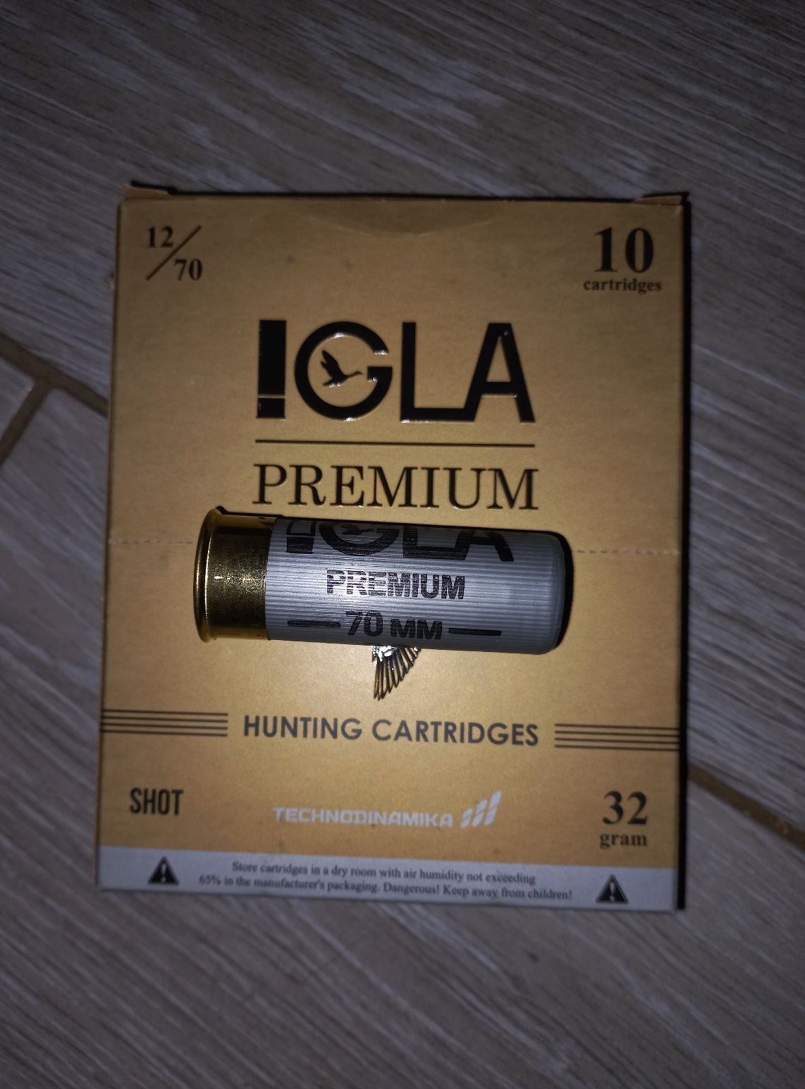 Патрон 12х70 Технодинамика Igla-Premium 5 32гр купить в интернет-магазине «Мир охоты»