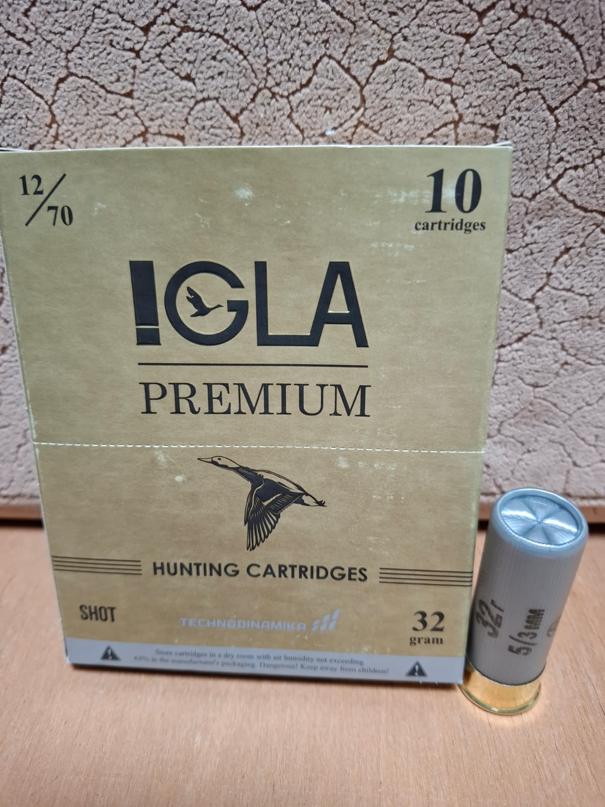 Патрон 12х70 Технодинамика Igla-Premium 5 32гр купить в интернет-магазине «Мир охоты»