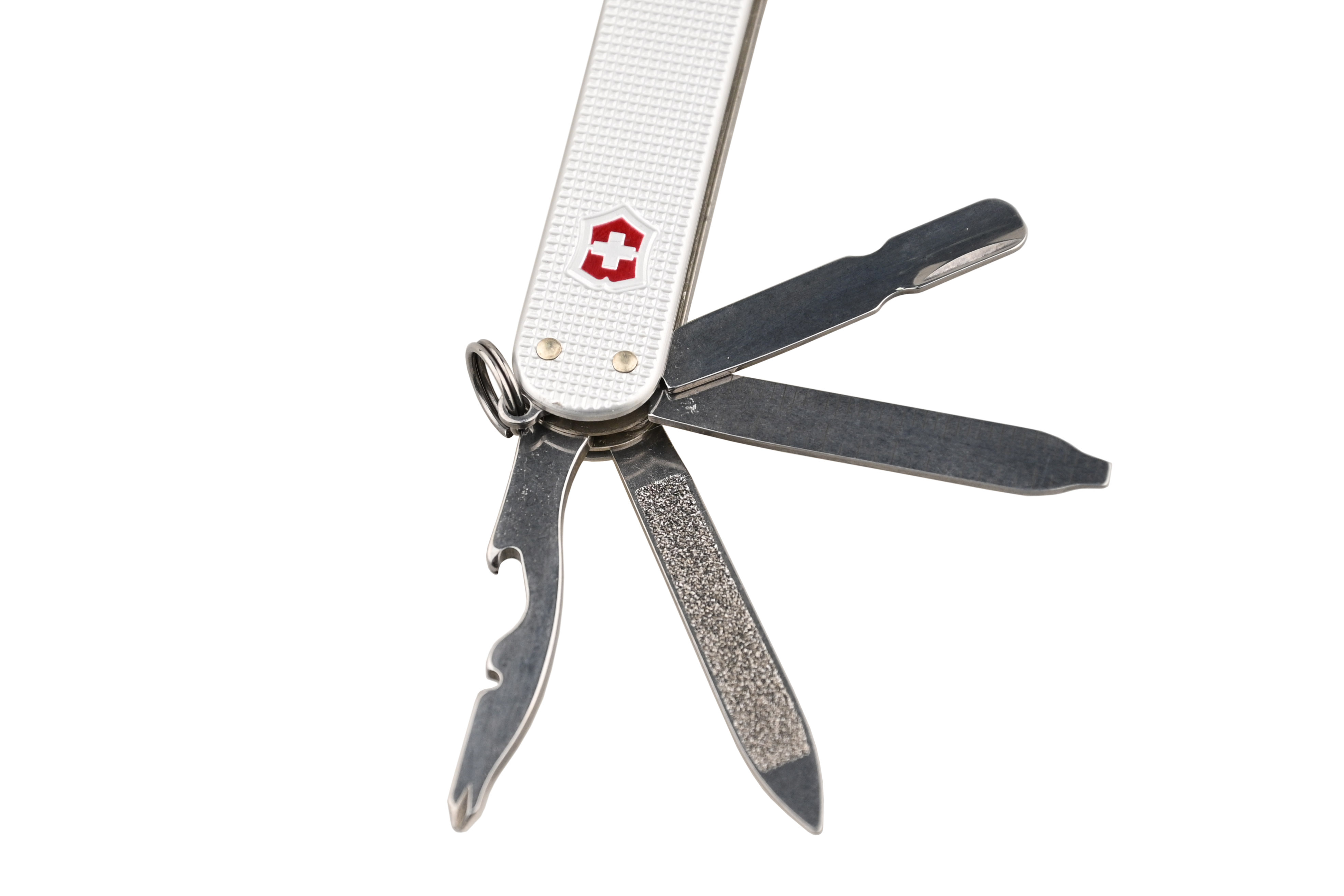 Нож Victorinox MiniChamp Alox 58мм 14 функций серебрянный купить в ...