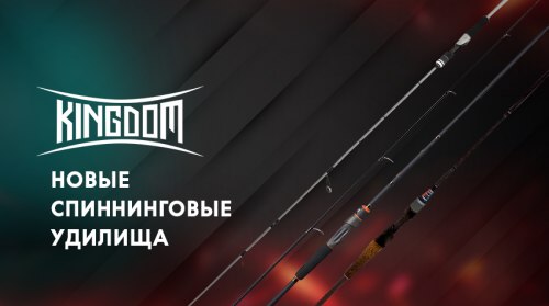 Спиннинги Kingdom — новинки в «Мир охоты»