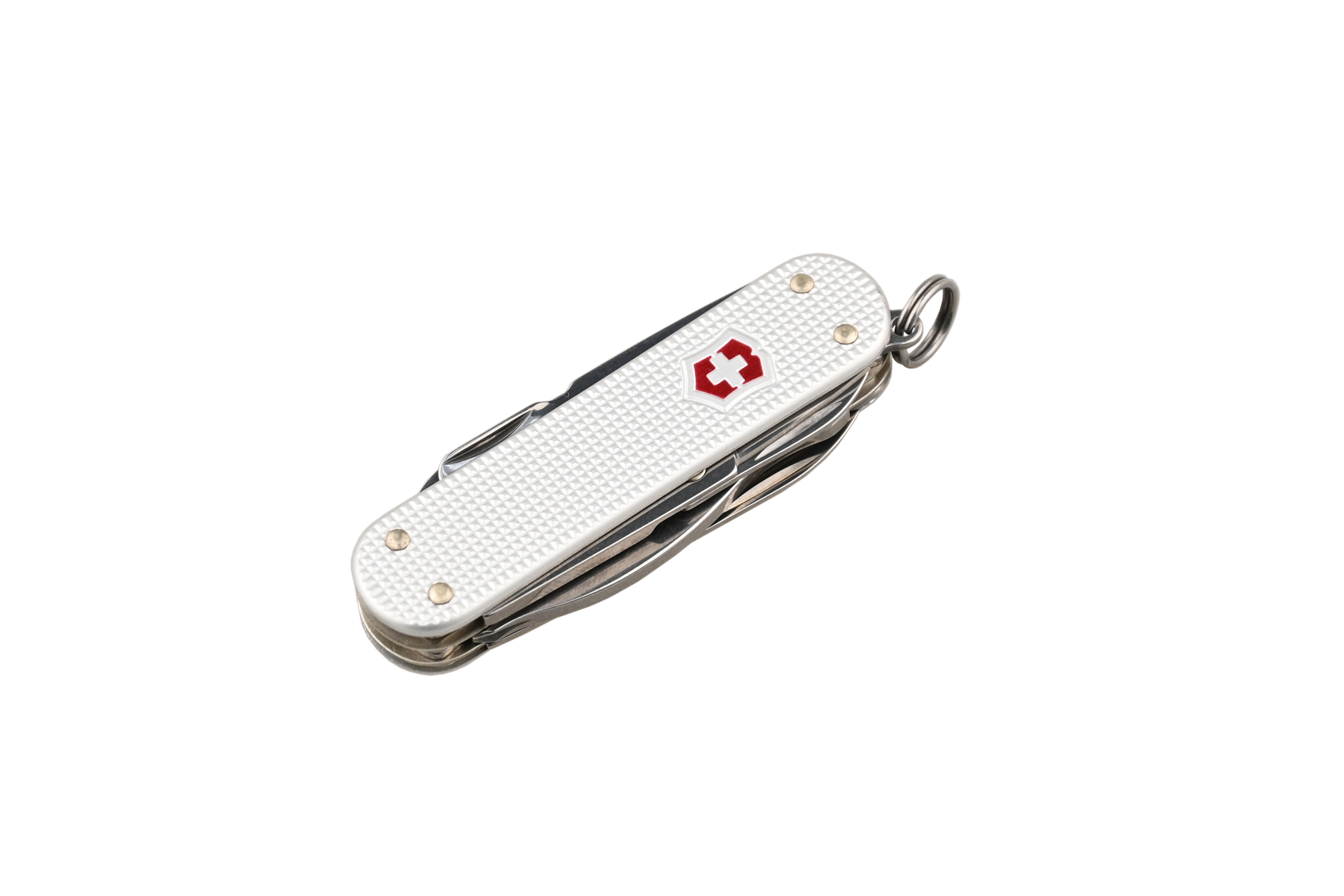 Нож Victorinox MiniChamp Alox 58мм 14 функций серебрянный купить в ...